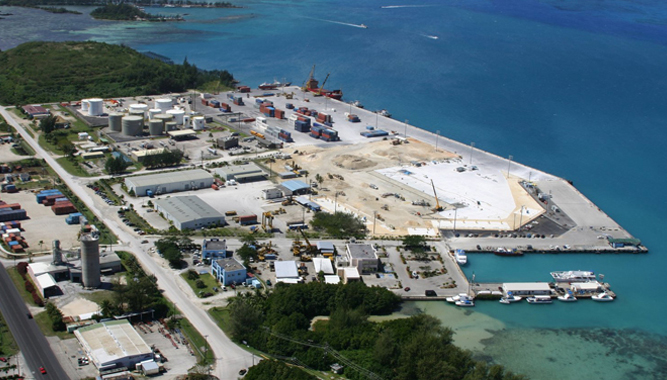 Saipan Port - Clipper Salt